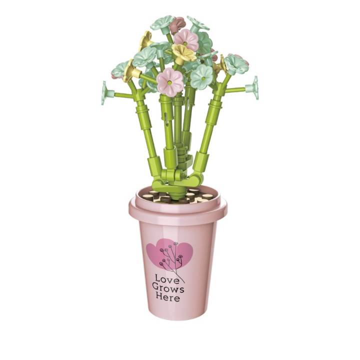 Plantas con maceta en kit Cubix - 10 modelos surtidos